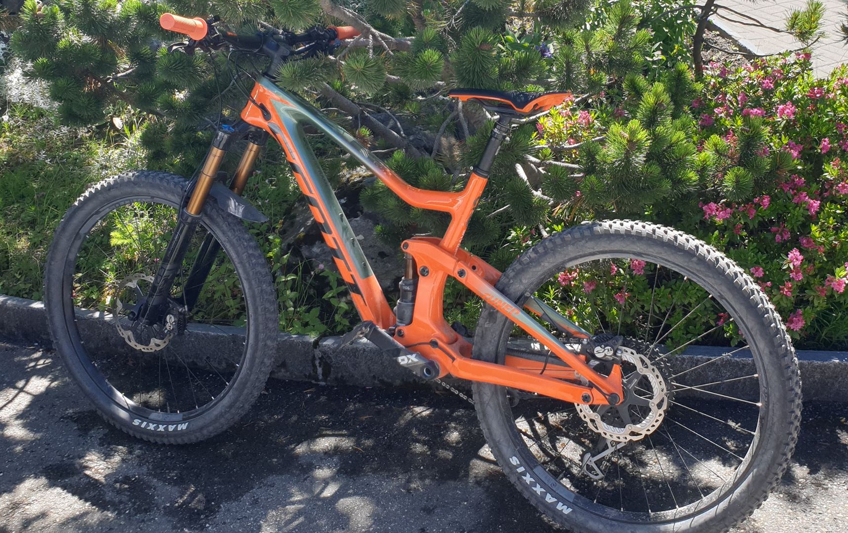 Scott Ransom & Rahmen Devinci Spartan mit Laufradsatz und Bremsen 900 ...