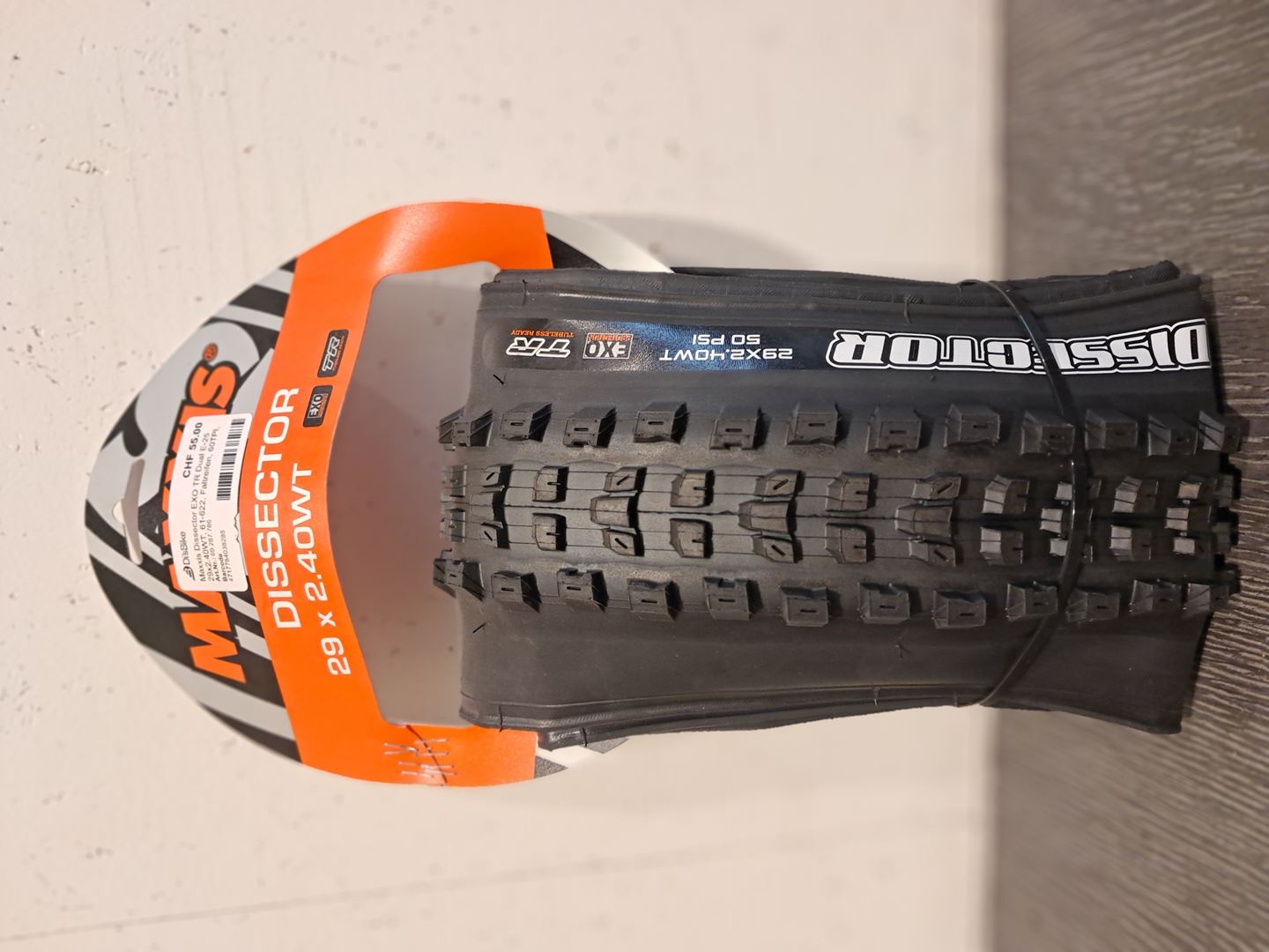 Maxxis Dissector 29 x 2.4 WT EXO TR Dual für 40 CHF von Di's Bike aus Luzern günstig kaufen ...