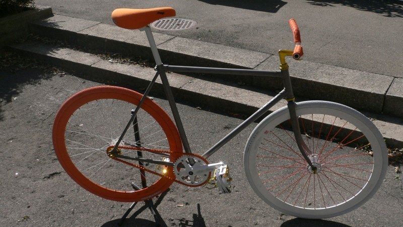 Fixie the white Orange Custom Fixie m.. - Bilder | Traildevils